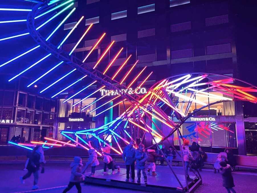'Geneva Lux' Light Festival 2025 - Mountain Dropoffs